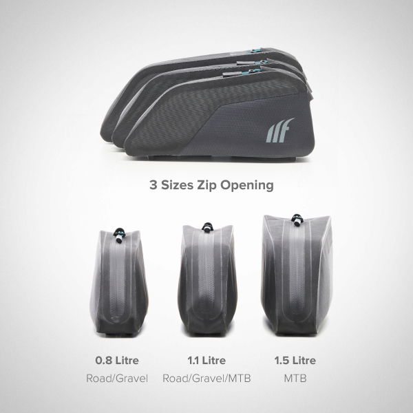 Top Tube Bag - Zip - Tailfin Cycling