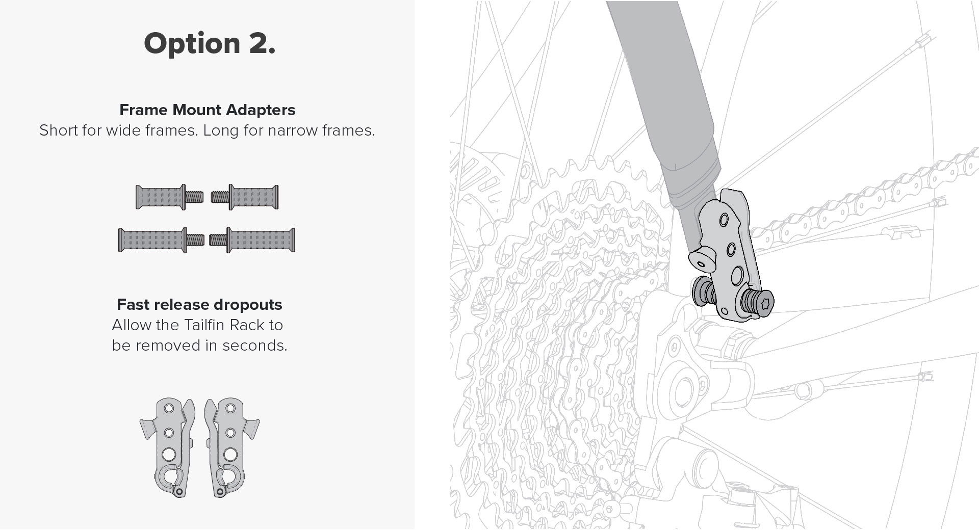 Mounting Options - Tailfin Cycling